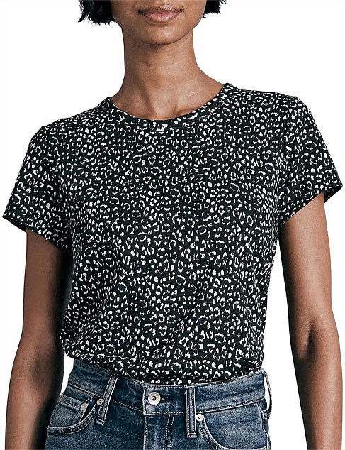 Rag & Bone All Over Leopard T-shirt | David Jones