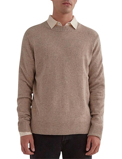 Assembly Label Carson Knit Stone Marle | David Jones