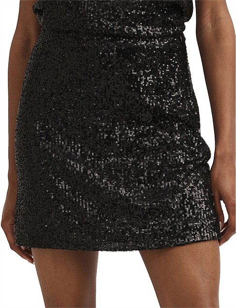 Witchery Sequin Mini Skirt | David Jones