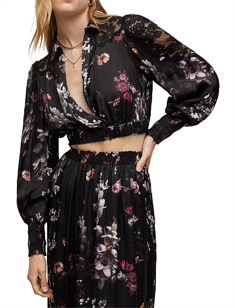 Allsaints Saz Silvius Top | David Jones