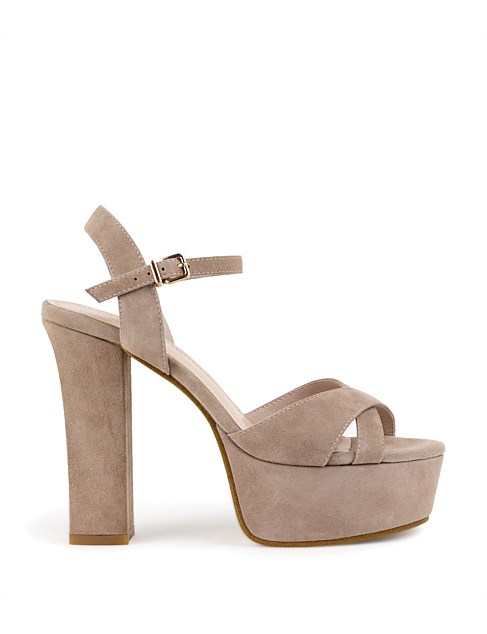Edward Meller Ramona125 Inverted Crossover Platform Sandal | David Jones