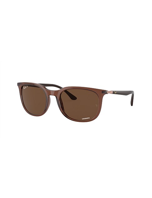 Ray-ban Pillow Light Brown Sunglasses | David Jones