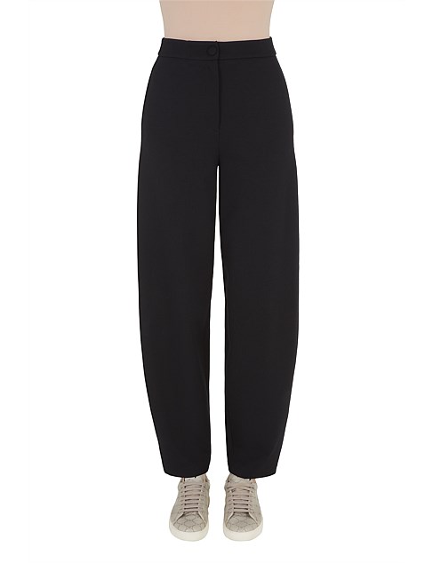 Emporio Armani Women's Loose Mid Waist Trousers | David Jones