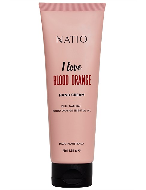 Natio I Love Blood Orange Hand Cream 75ml | David Jones