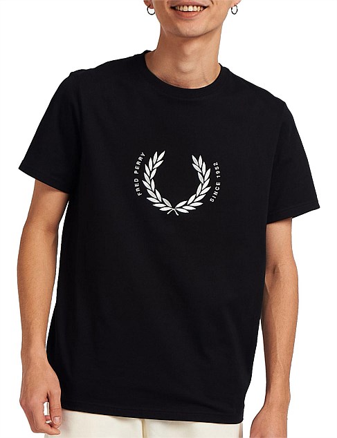 Fred Perry Circle Branding T-shirt | David Jones