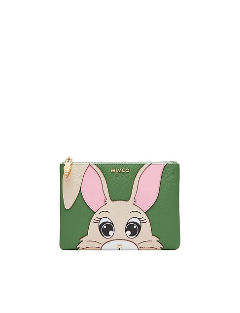 Mimco Ruby Rabbit Medium Pouch | David Jones