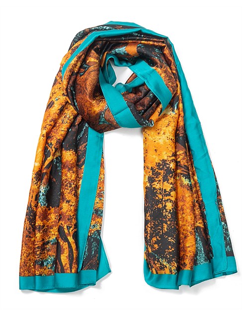 The Two Mrs Grenvilles Forest Print Scarf | David Jones