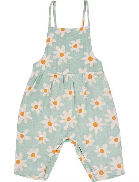 Goldie & Ace Winnie Linen Overalls | David Jones