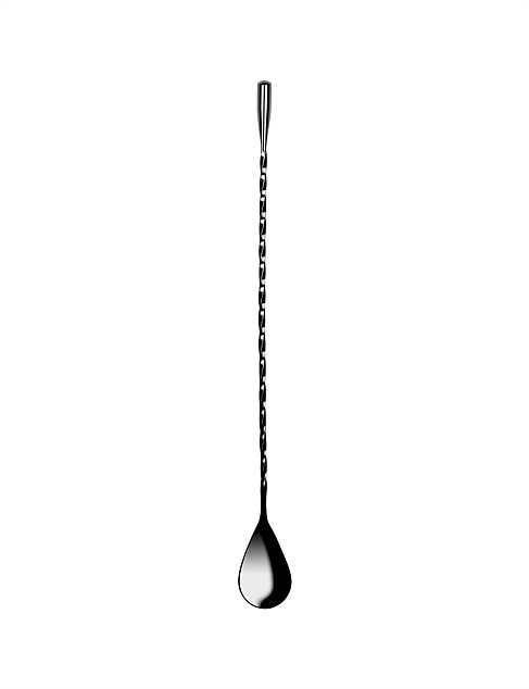 Zanzi Tear Drop Bar Spoon Gun Metal | David Jones