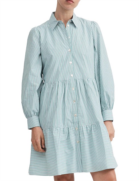 Witchery Cotton Strap Mini Shirt Dress | David Jones