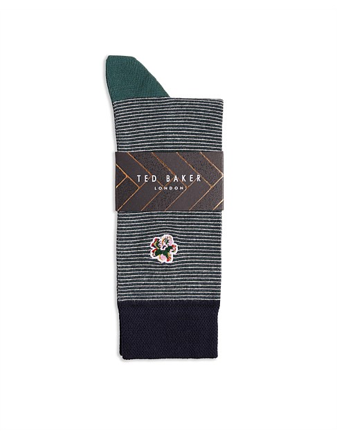 Ted Baker Ted Baker Striped Sock | David Jones