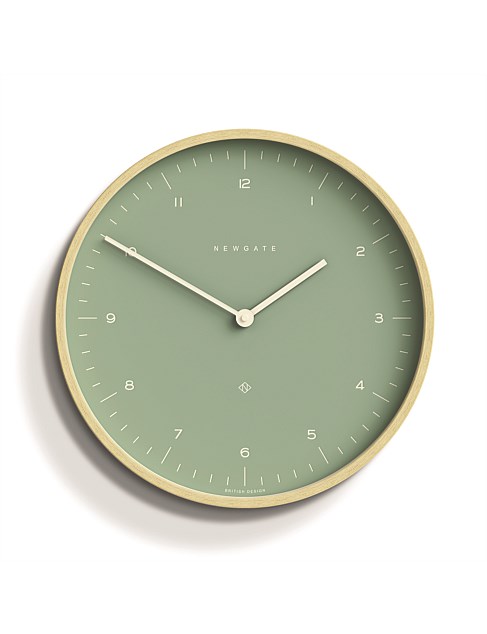 Newgate Newgate Mr Clarke Clock Pale Wood Bubble Green Dial 133 | David ...