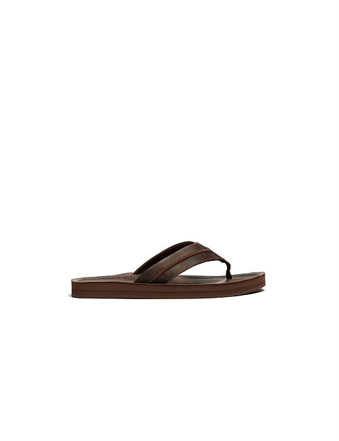 Rodd & Gunn Piha Jandal -Chocolate | David Jones