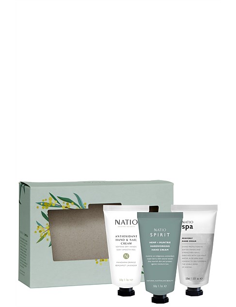 Natio Nourishing Trio Hand Cream Gift Set | David Jones