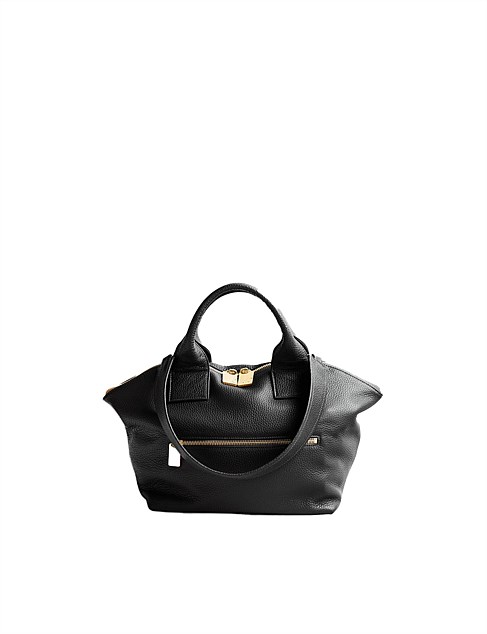 A-esque Carry All Handler Midi Shoulder Bag | David Jones