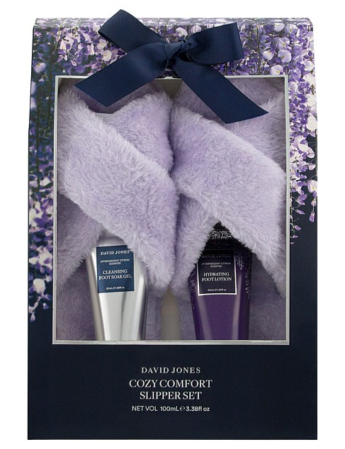 David Jones Beauty Cozy Comfort Slipper Gift Set | David Jones