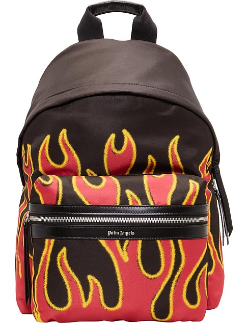 Palm Angels Backpack Printed Flames | David Jones