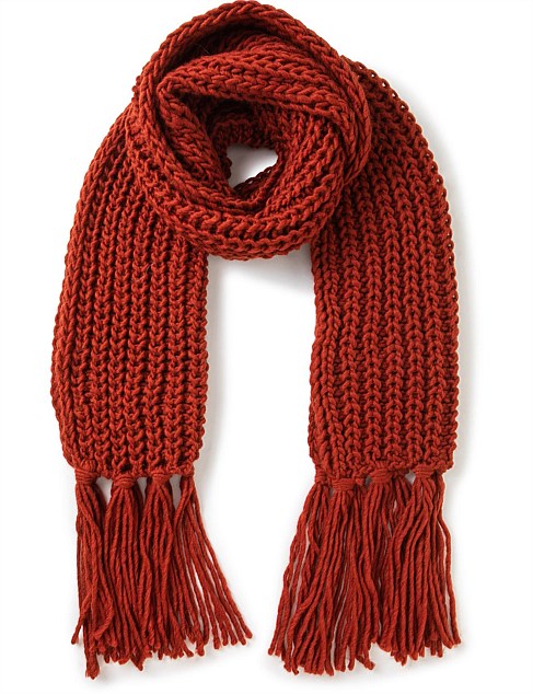 Milana Rust Scarf | David Jones