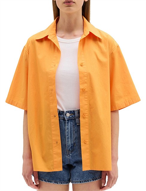 Assembly Label Haley Cotton Poplin Short Sleeve Shirt | David Jones