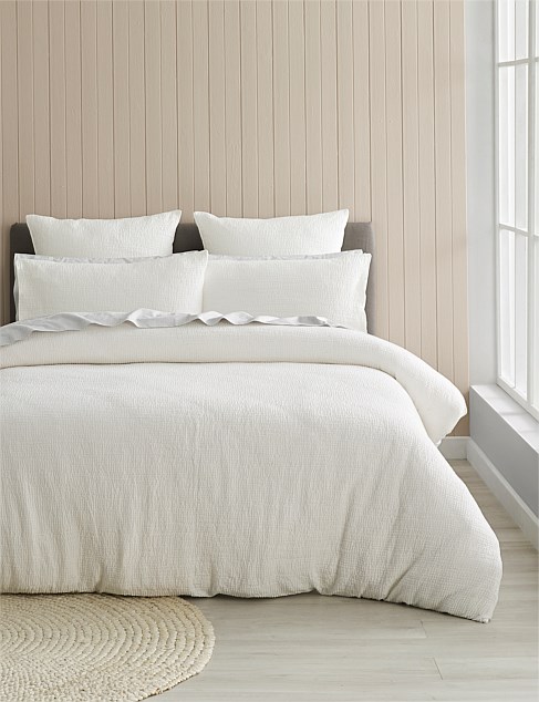 Cotton House Nico Super King Quilt Cover | David Jones