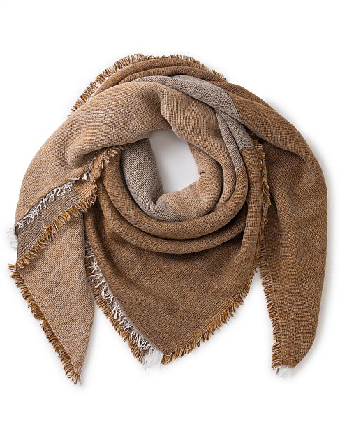 Milana Textured 3 Colour Scarf | David Jones