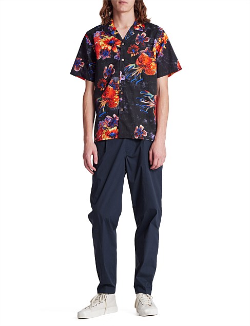 Ps By Paul Smith Mens Short Sleeve Casual Fit Shirt | David Jones