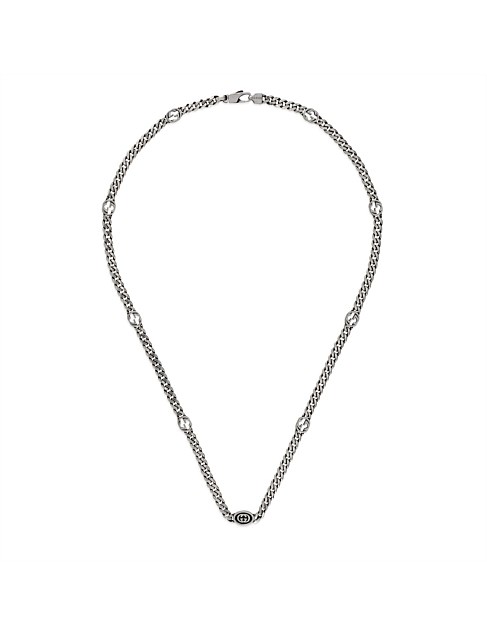 Gucci Thin Interlocking G Necklace | David Jones