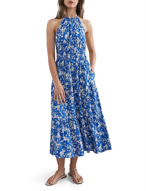 French Connection Floral Halter Neck Dress | David Jones