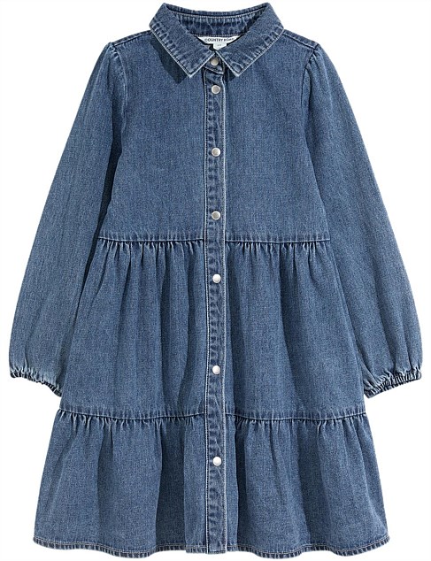 Country Road Denim Tier Dress | David Jones