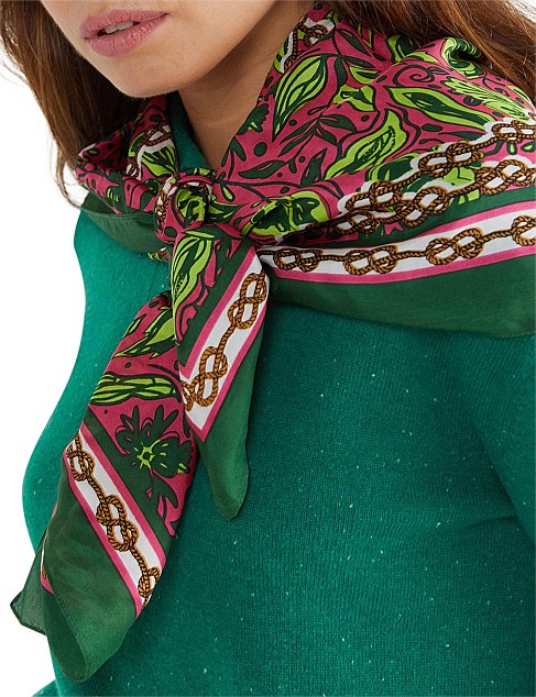 Sportscraft Chain Silk Scarf | David Jones