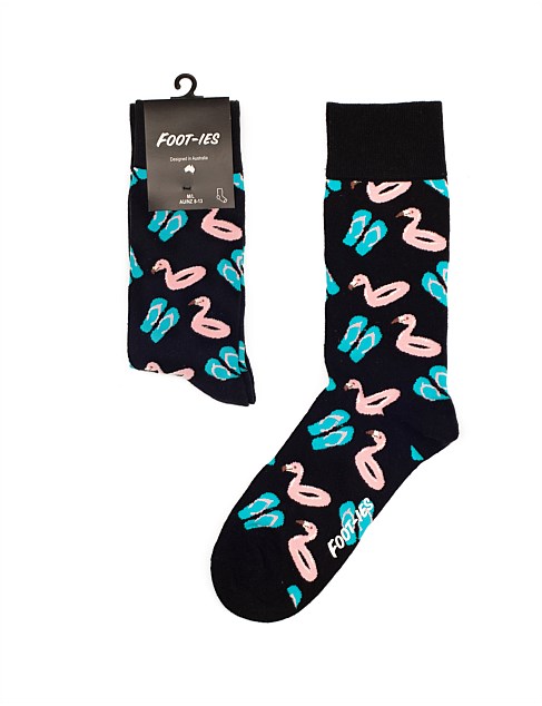 Foot-ies Poolside Novelty Sock | David Jones