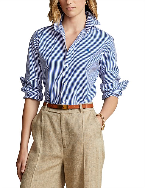 Polo Ralph Lauren Classic Fit Striped Cotton Shirt | David Jones