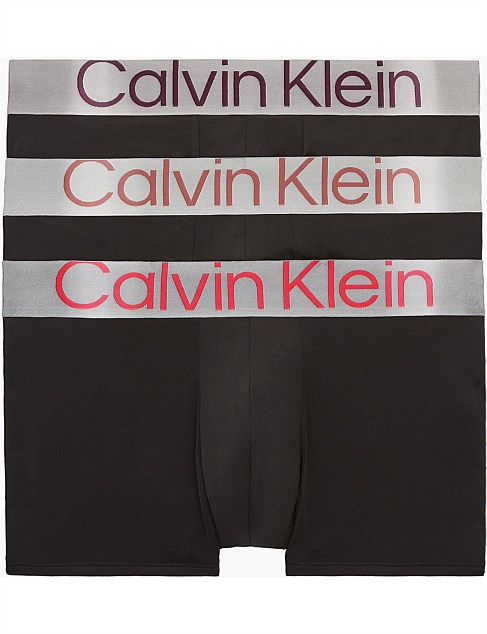 Calvin Klein Low Rise Trunk 3 Pack | David Jones