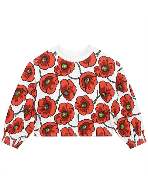 Kenzo Poppy Sweatshirt (6-12) | David Jones