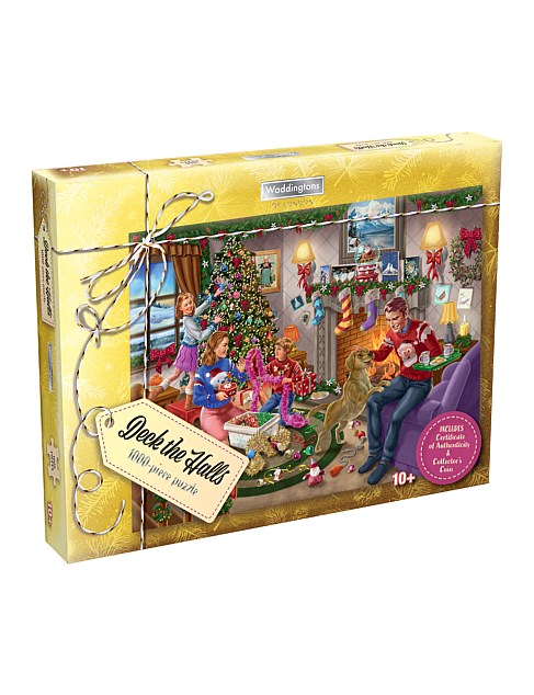 Kids Games Waddingtons Christmas Puzzle 1000 Piece `deck the Halls ...