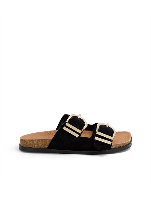 Midas Nossie Mi Black Suede | David Jones