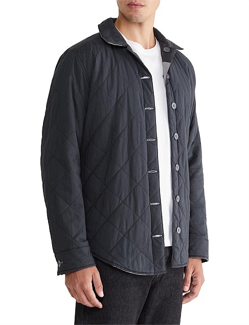Jag the Reversible Quilted Shacket | David Jones