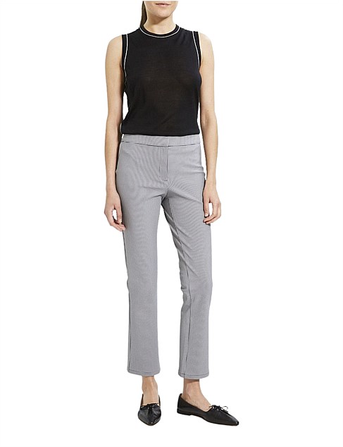 Theory Slim Kick Kp Precision Ponte Pant | David Jones