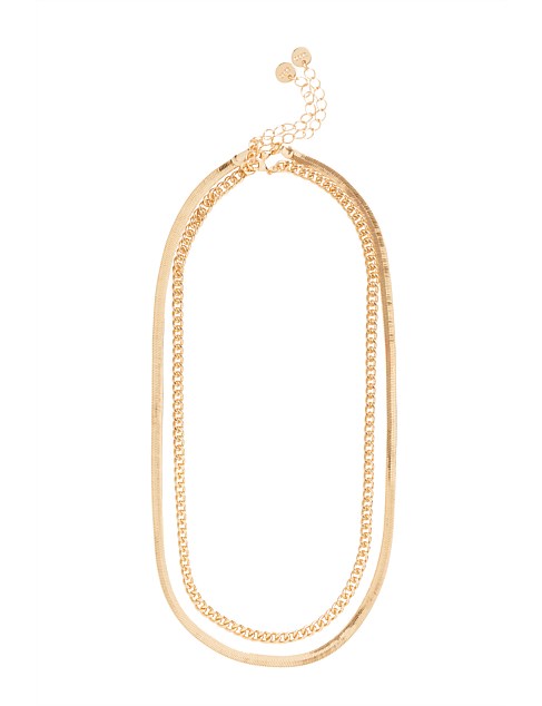 Seed Heritage Mini Curb Chain Necklace | David Jones