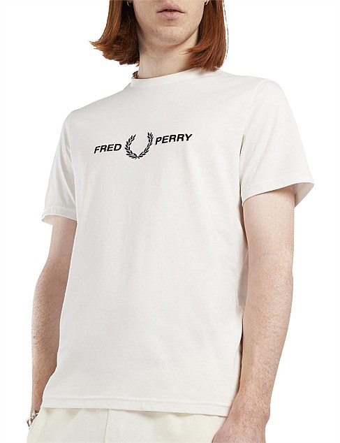 Fred Perry Graphic Branding T-shirt | David Jones