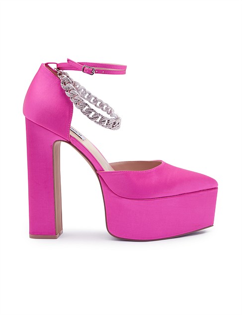 Steve Madden Baby Magenta Sat Pumps | David Jones