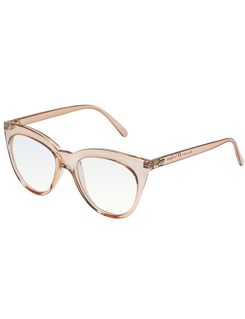 Le Specs Halfmoon Magic Tan Cat-eye Sunglasses | David Jones