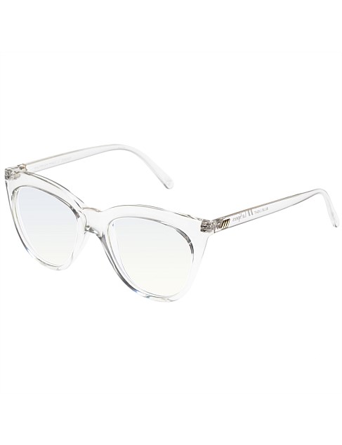 Le Specs Halfmoon Magic Clear Cat-eye Sunglasses | David Jones