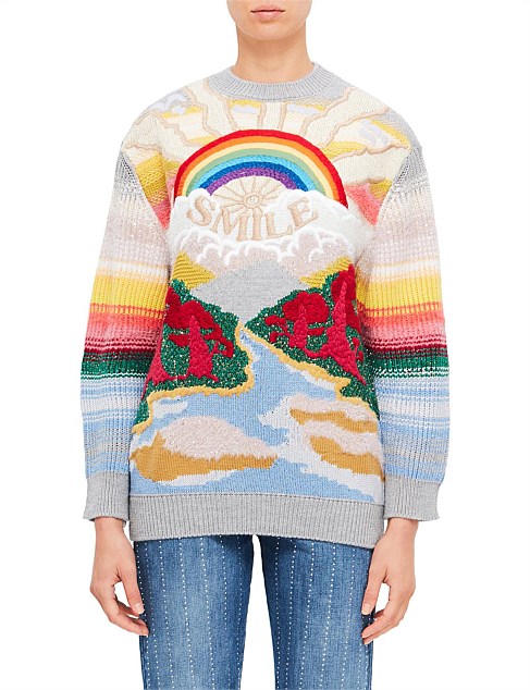 Stella Mccartney Festive Smile Knit Jumper | David Jones