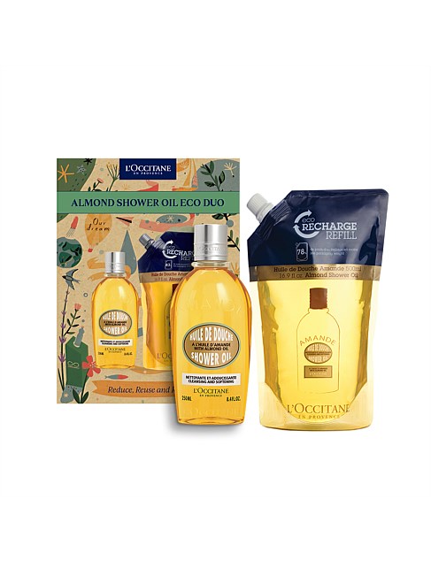L'occitane Almond Shower Oil Eco Duo | David Jones
