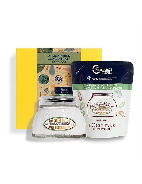 L'occitane Almond Milk Concentrate Eco Duo | David Jones