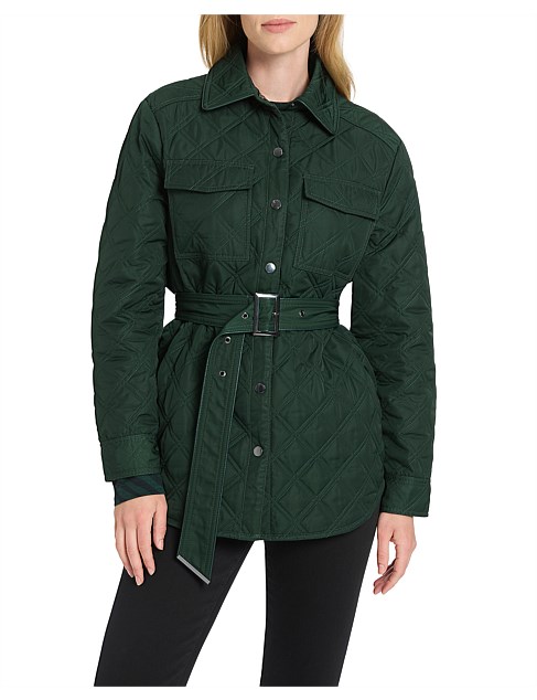 David Lawrence Briella Quilted Shacket | David Jones