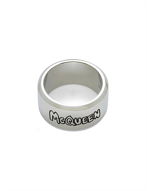 Alexander Mcqueen Mcqueen Graffiti Ring | David Jones