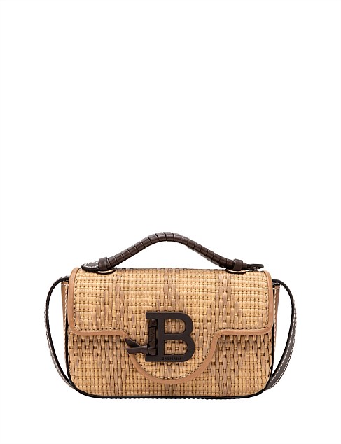 Balmain Bbuzz Raffia Mini Bag | David Jones
