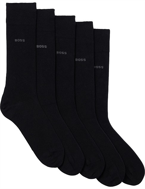 Boss 5 Pack Hugo Boss Socks | David Jones